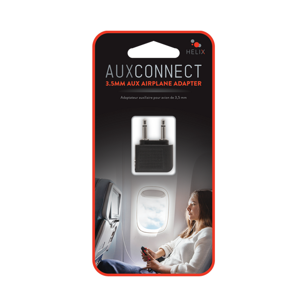 AuxConnect 3.5mm Aux Airplane Adapter – Helix