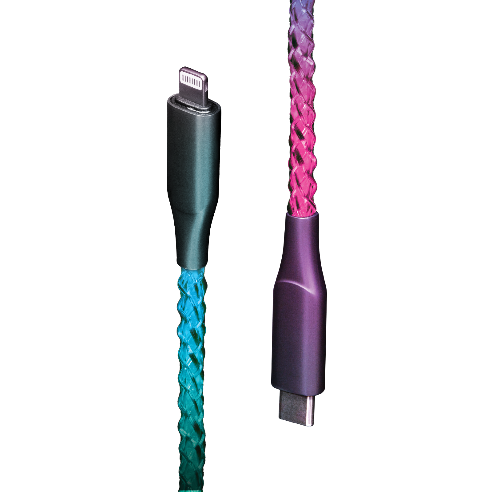 Lucid Charge LED USB-C to Lightning Cable – Helix
