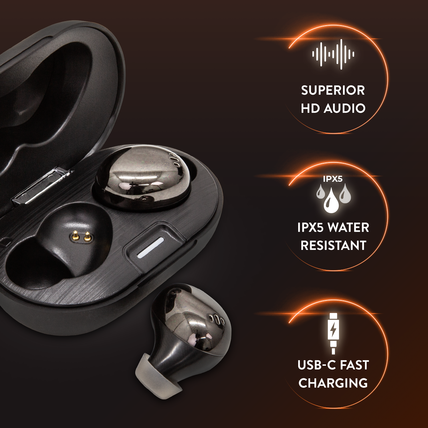 High Fidelity True Wireless Earbuds – Helix