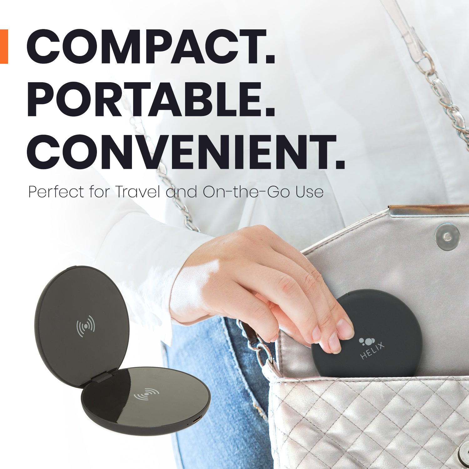 10W+10W Dual Wireless Charger – Helix