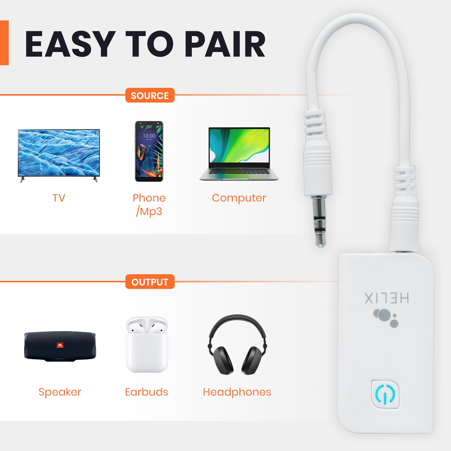 FlyWireless Bluetooth Airplane Adapter – Helix