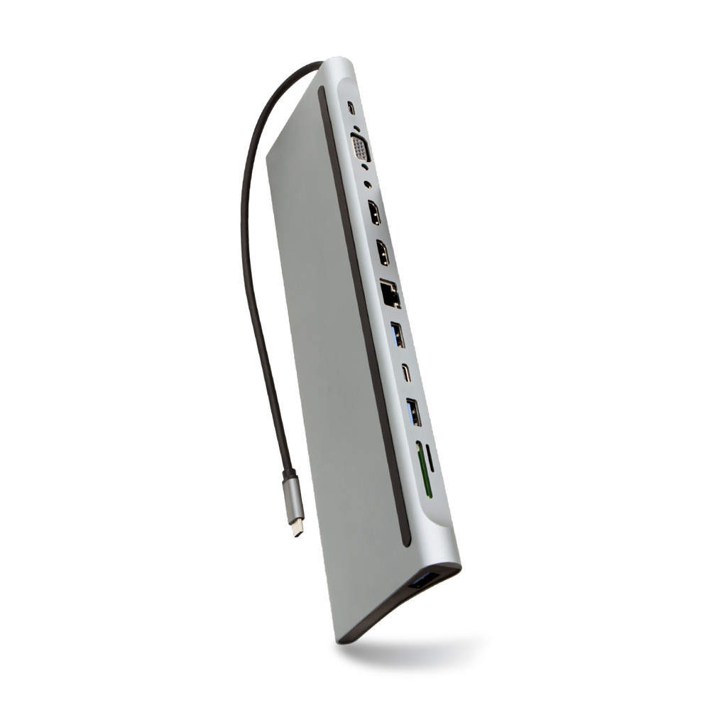 USBConnect 12-in-1 USB-C Docking Station – Helix