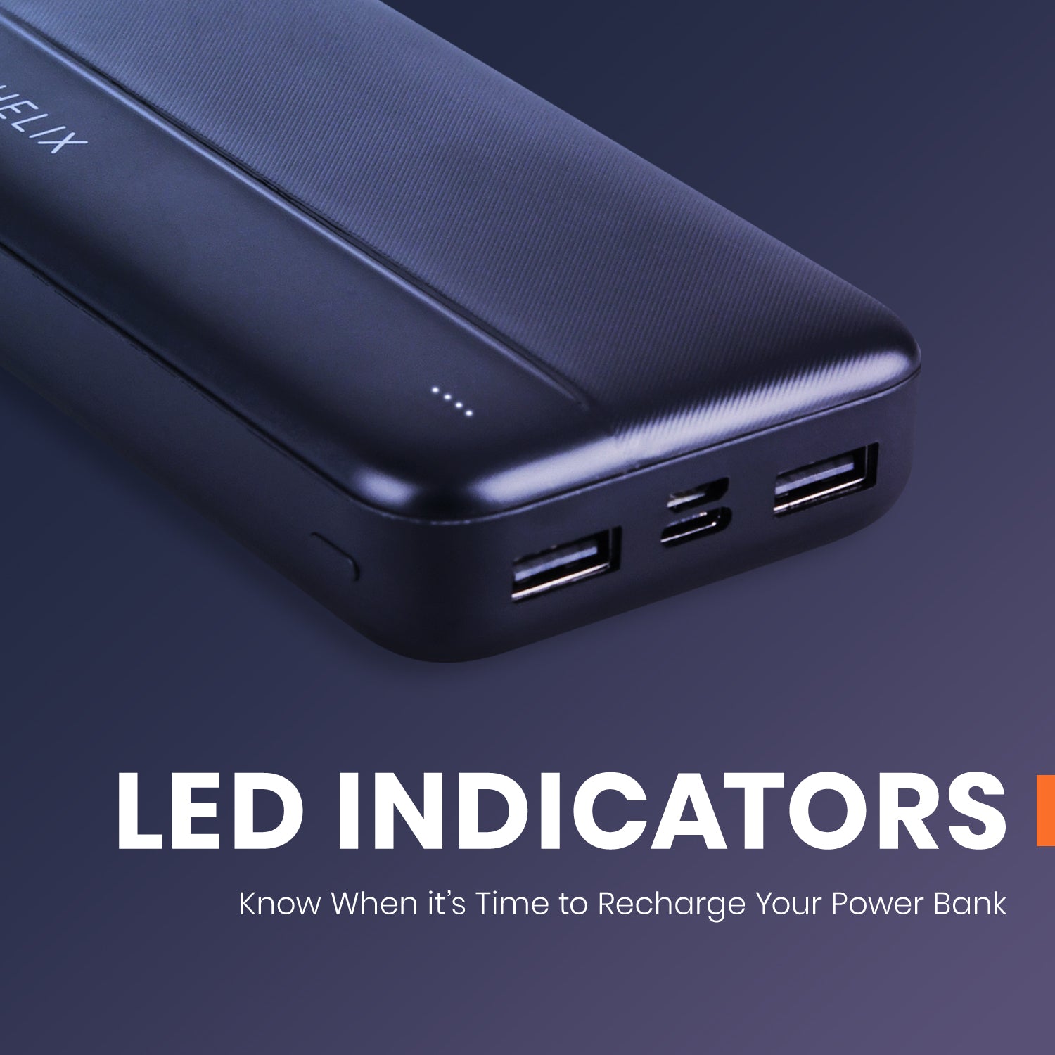 16,000 mAh Power Bank with USB-C and USB-A Ports – Helix