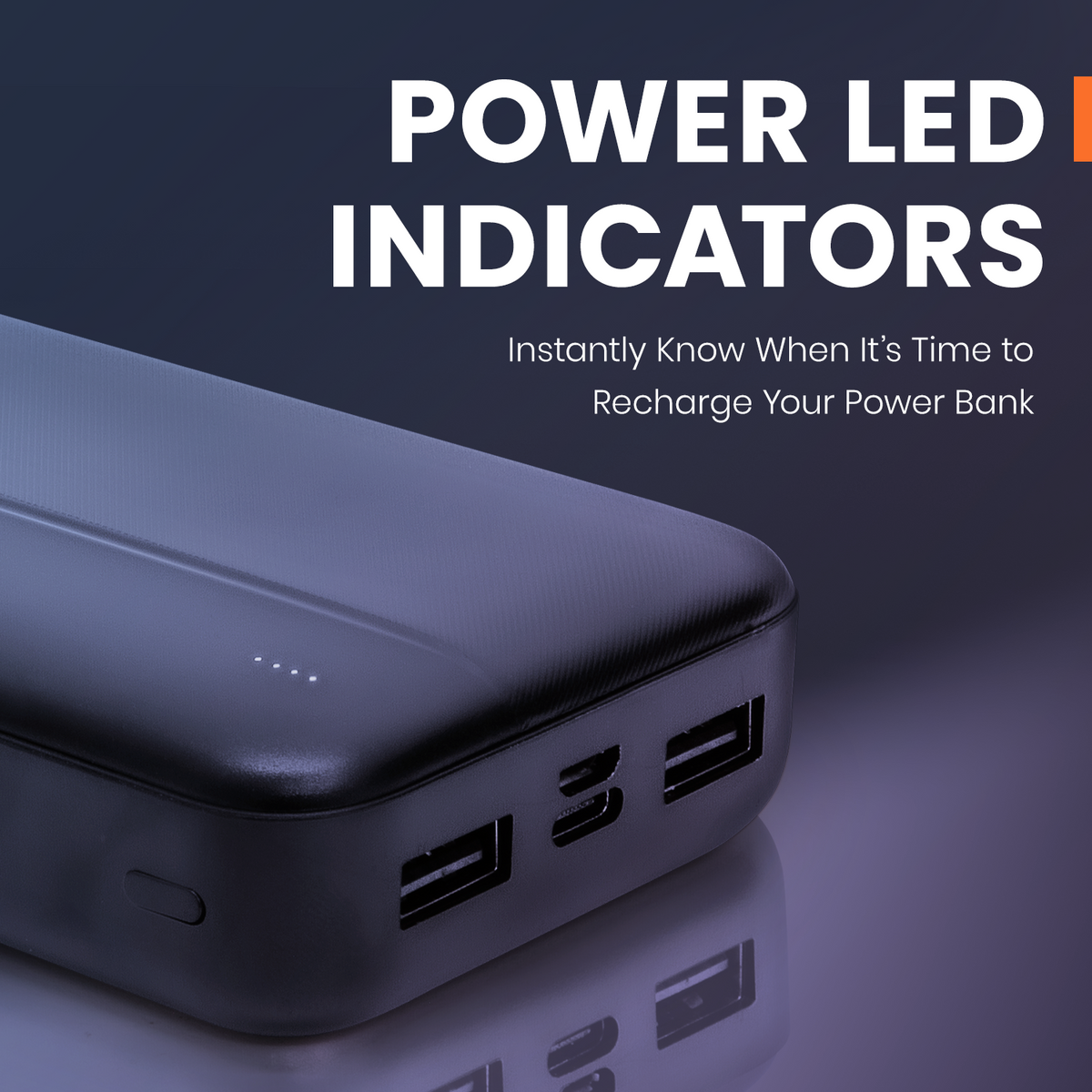 20,000 mAh Power Bank with USB-C and USB-A Ports – Helix